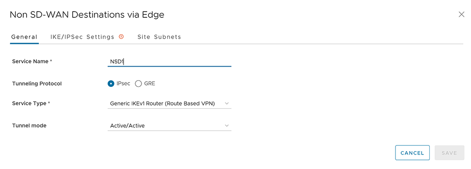 VeloCloud SD-WAN 6.4 - Administration Guide - Configuring Network Services - Arista